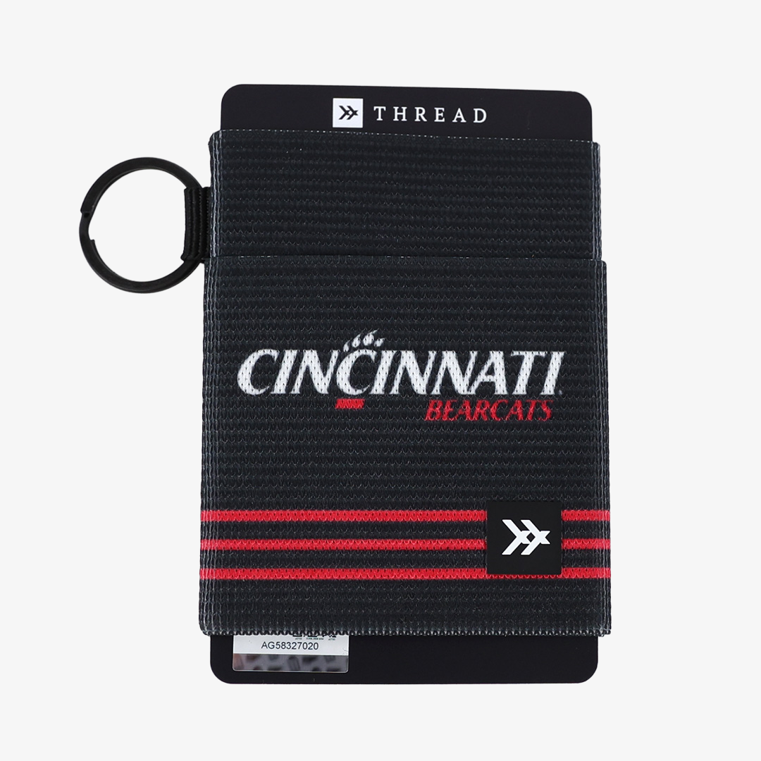 Cincinnati Black Stripes Elastic Wallet | Thread® · Thread®