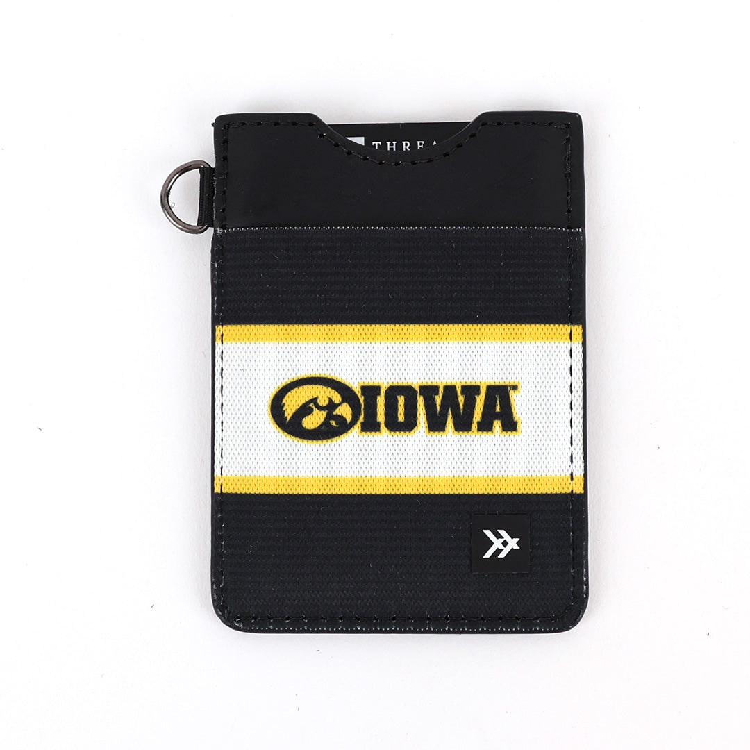 University of Iowa Stripes | Vertical Wallet | RFID-Protected Leather ...