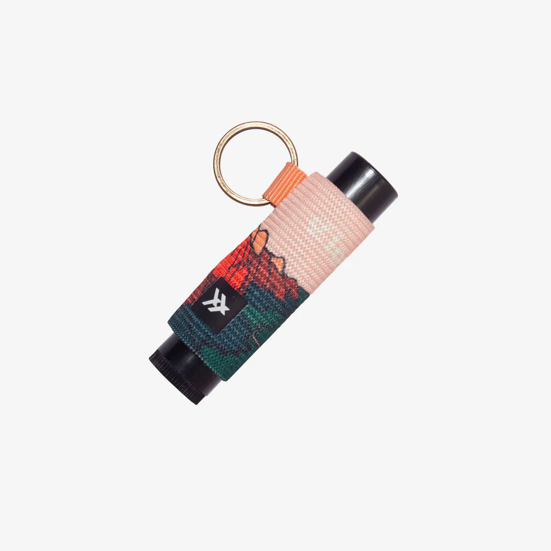 Zion | Chapstick Holder Keychain | Convenient & Secure Elastic | Thread ...