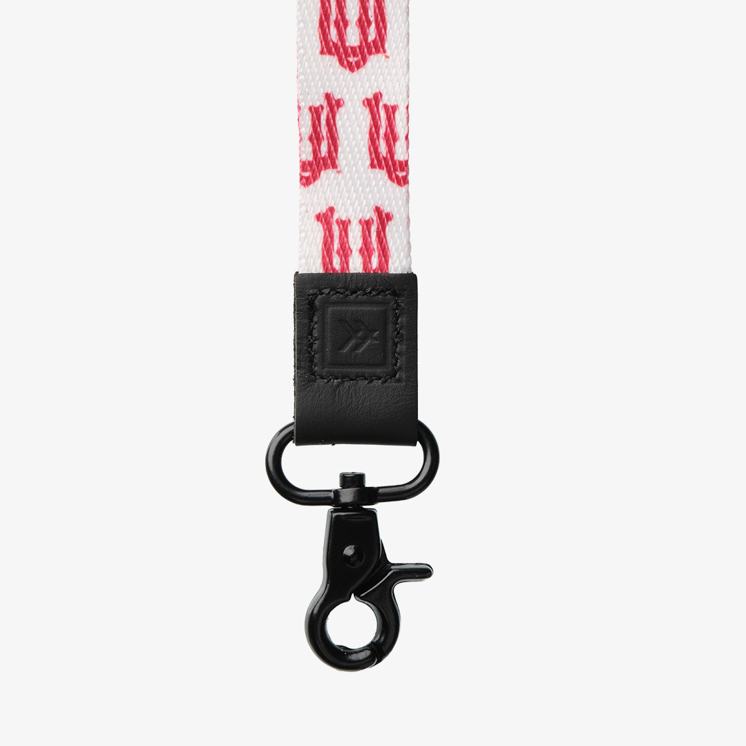 UofU Interlocking White | Wrist Lanyard | Durable & Stylish | Thread ...