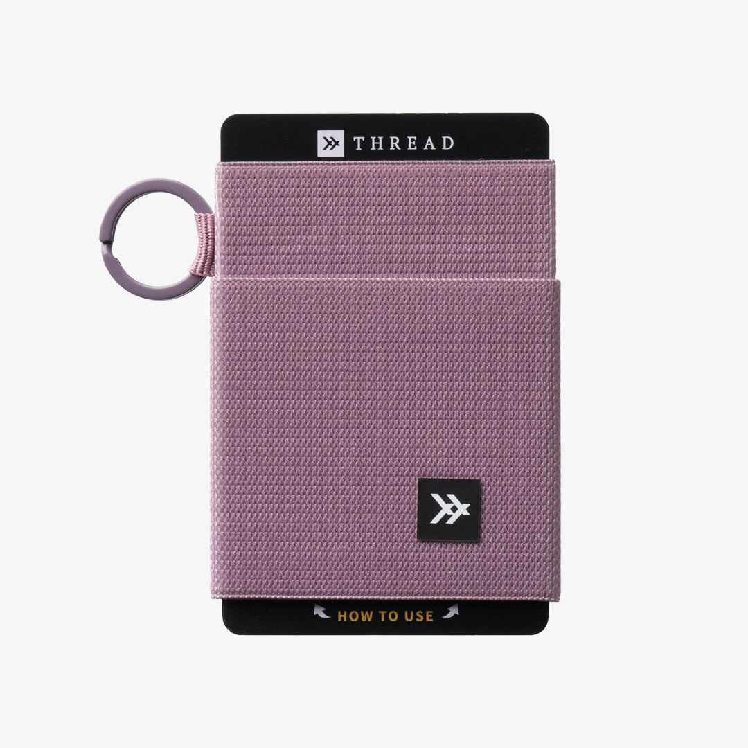 Mauve | Elastic Wallet | Minimalist & Secure | Thread® · Thread®