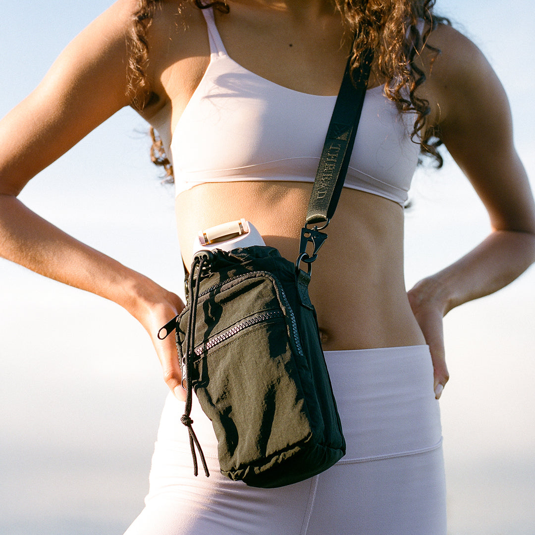 Black | Aqua Sling | Water Bottle Bag | Thread® · Thread®