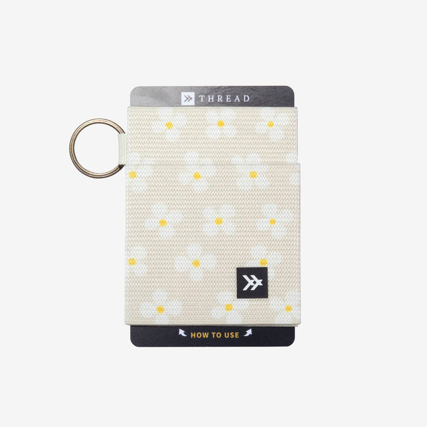 Luna Beige | Elastic Wallet | Minimalist & Secure | Thread® · Thread®