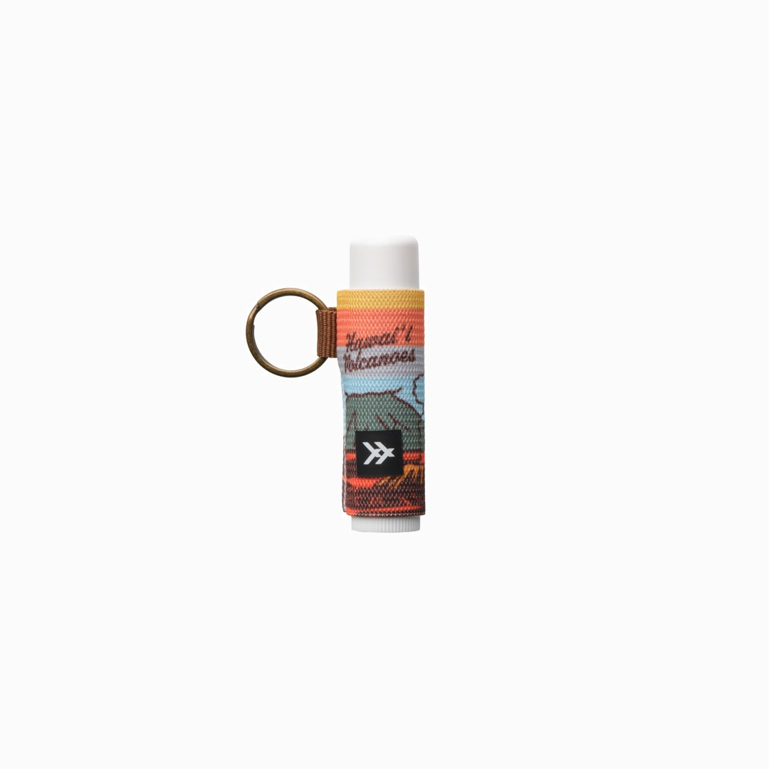 Hawaii Volcanoes | Lip Balm Holder | Convenient & Secure Elastic ...