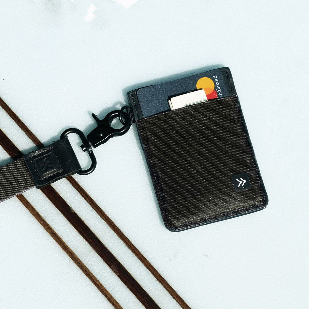 Black | Vertical Wallet | RFID-Protected Leather | Thread® · Thread®